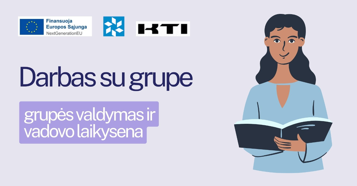 6. Darbas su grupe ir mokymų vadovo laikysena